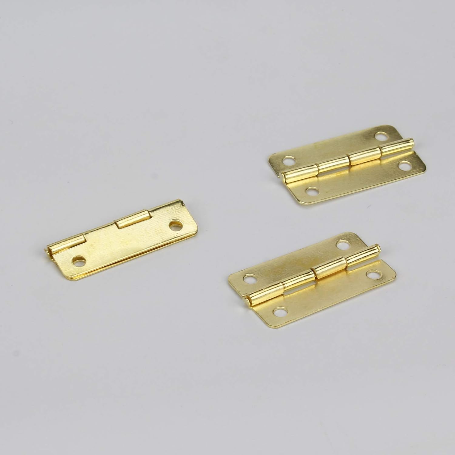 DMGARDEN 20 pcs Iron Small Hinges,Door Hinges,Vintage Hinge,Cabinet ...