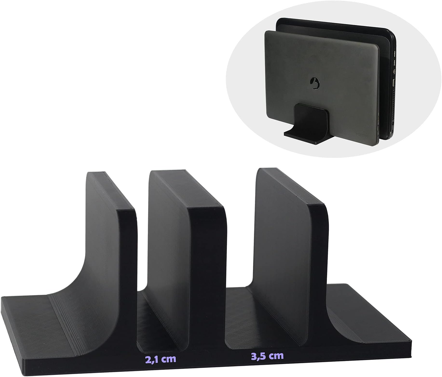 Suporte De Mesa Vertical Duplo Para 2 Notebooks | Amazon.com.br