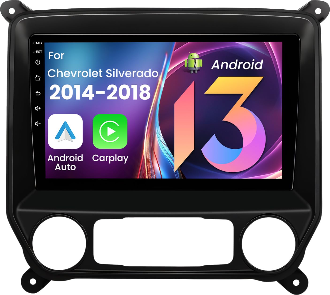 Amazon.com: 8-Core 4+64GB, Android 13 Car Radio for Chevy Silverado GMC ...