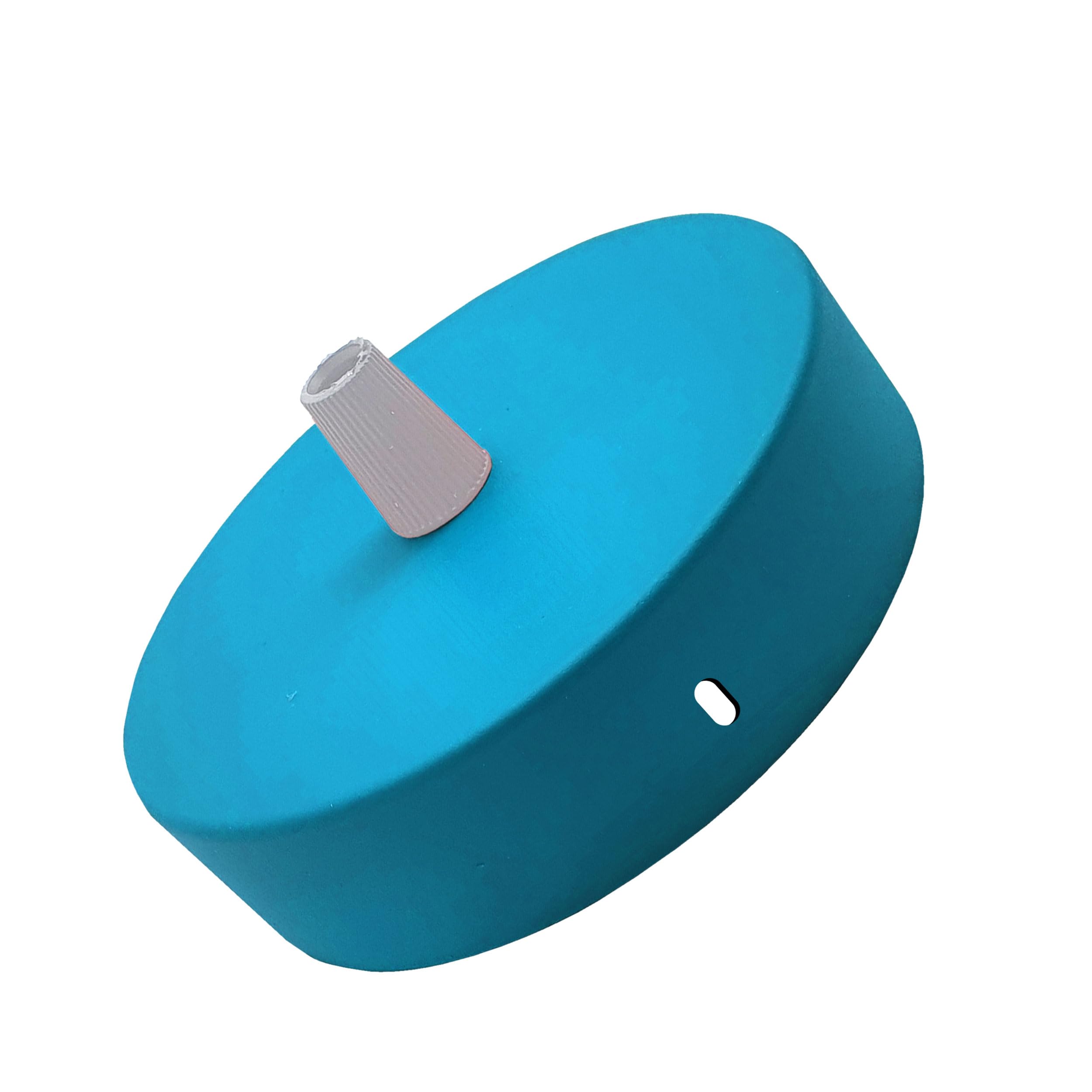 Single Outlet CeilingRose Multi Colors 100mm Metal Ceiling Rose with ...