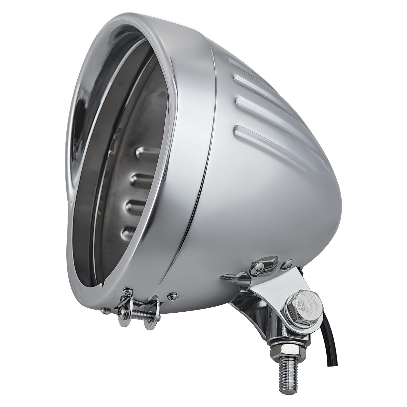 Amazon.com: FATECIM Motorcycle 5.75" Round Headlight Bucket Housing ...