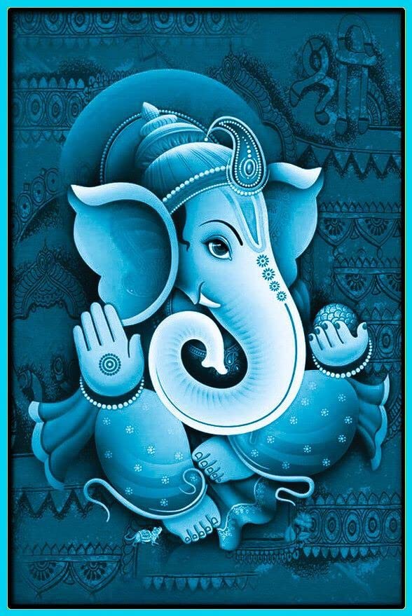 APM Ganpati Wall Sticker/Ganpati Bappa Fully Waterproof Vinyl Sticker ...