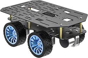 Amazon.com: Yahboom 4WD Smart Chassis Car Kit with Aluminum Alloy ...