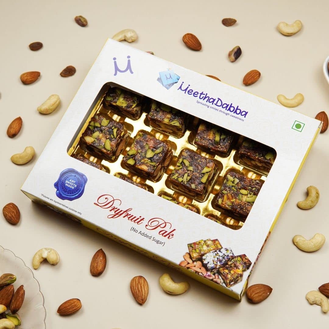 MeethaDabba Anjir Pak, Sugar Free Indian Sweet, No Added Sugar, Dry ...