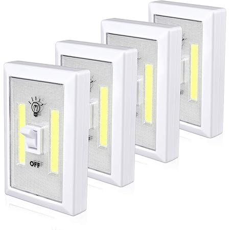 Amazon.com: Lights by Night Wireless LED Light Switch, Battery Operated ...