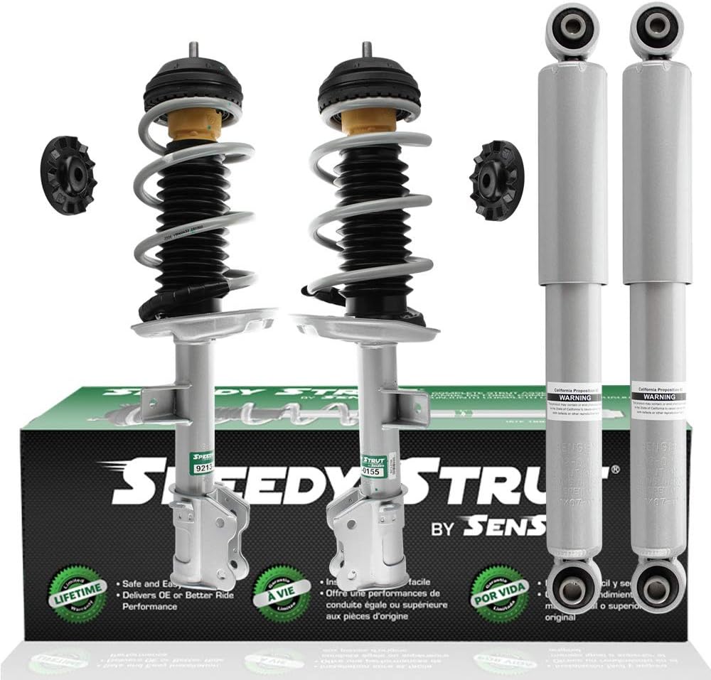 Amazon.com: A-Premium Rear Shock Strut Absorbers Compatible with Fiat ...