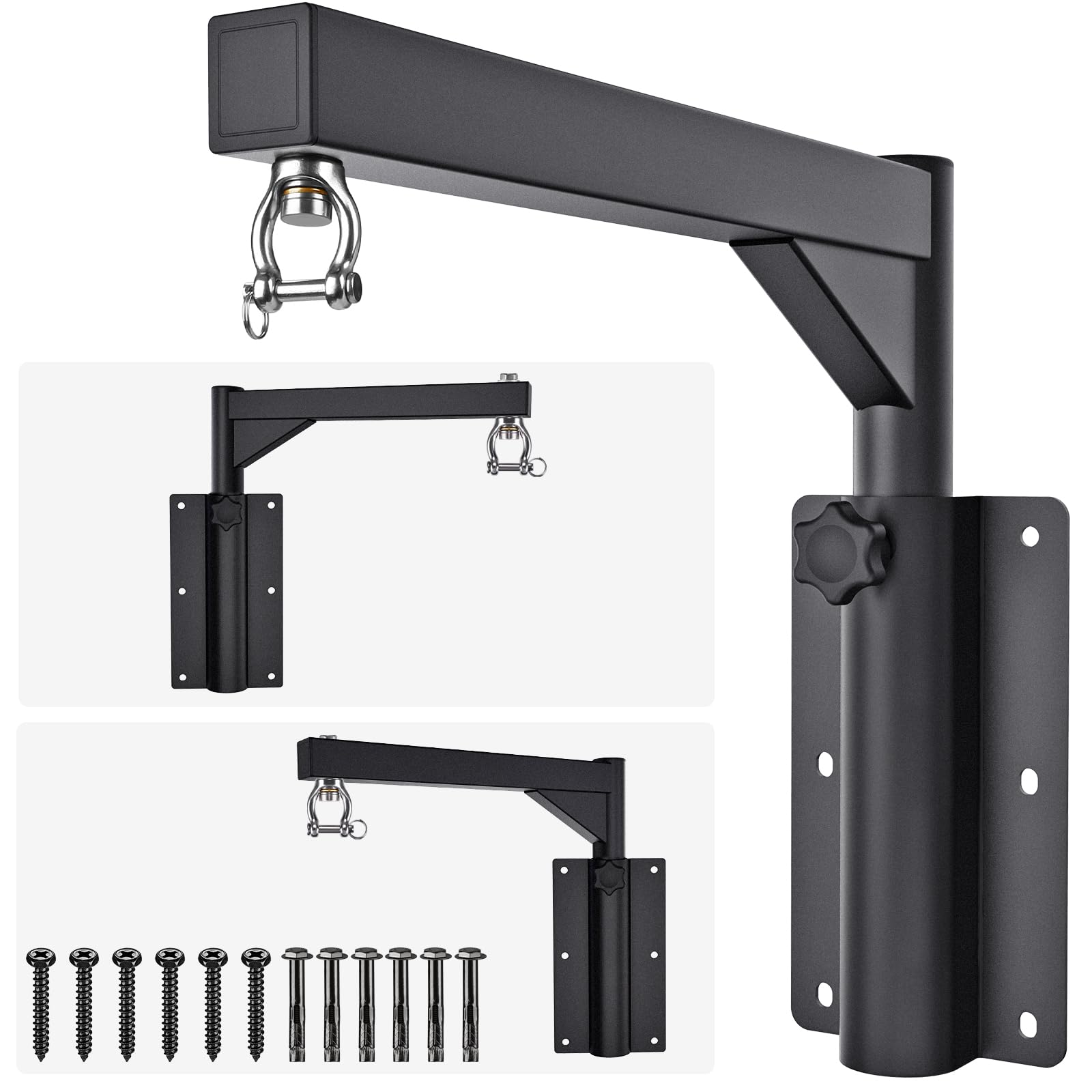 Snapklik.com : SELEWARE Wall Mount Heavy Bag Hanger - 500lb Capacity ...