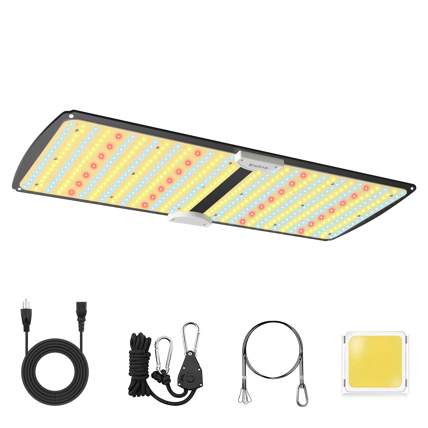 Eslas Led Grow Lights, Full Spectrum Grow Light for Indoor Plants, 2× ...