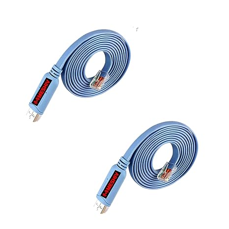 Meshiv Pack of 2 USB Console Cable, USB to RJ45 Console Cable for Cisco ...