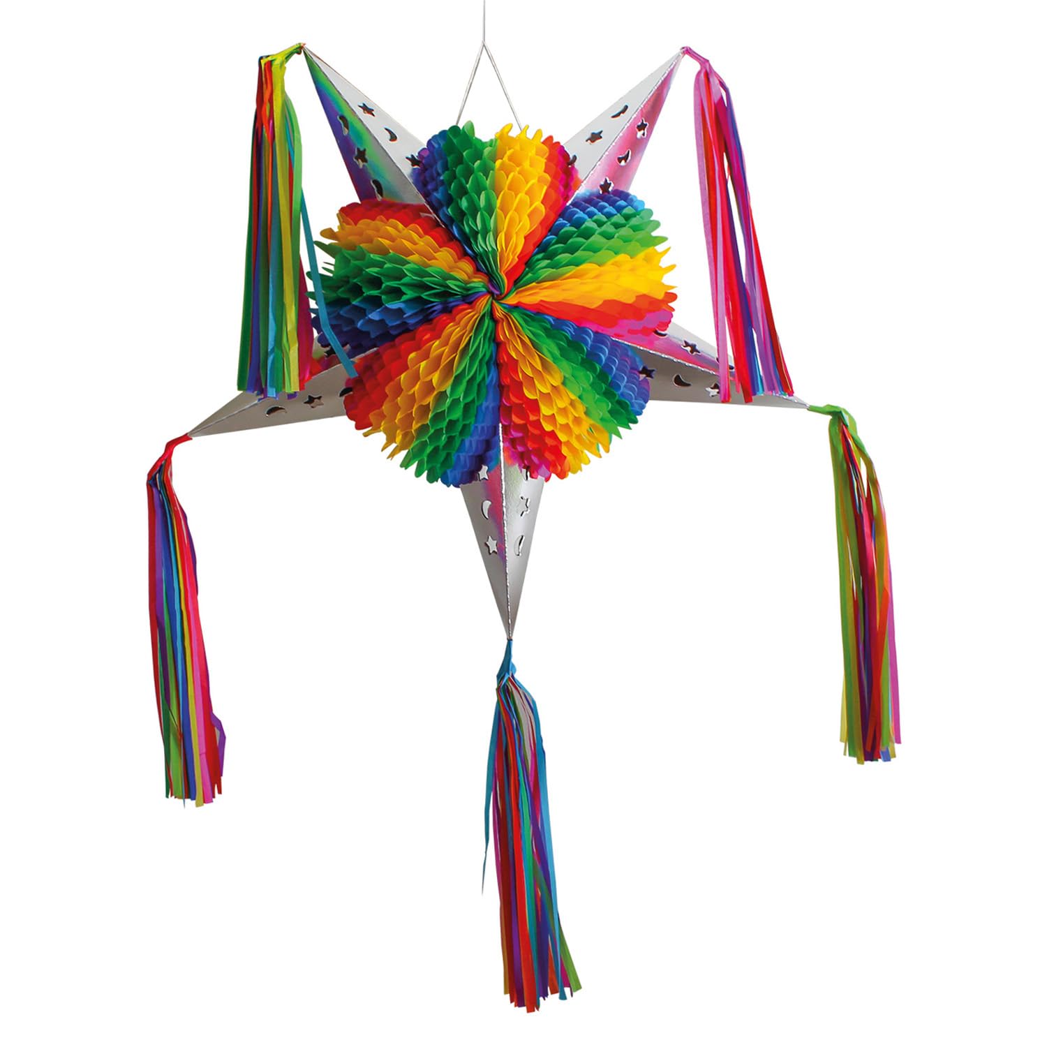 MAGICEL Piñata Plegable Multicolor - Estrella Piñata - Decoración ...