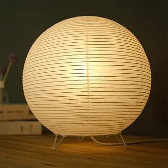 XENOID White Paper Lantern Lamp - Rice Paper Lamp Paper Table Lamp ...