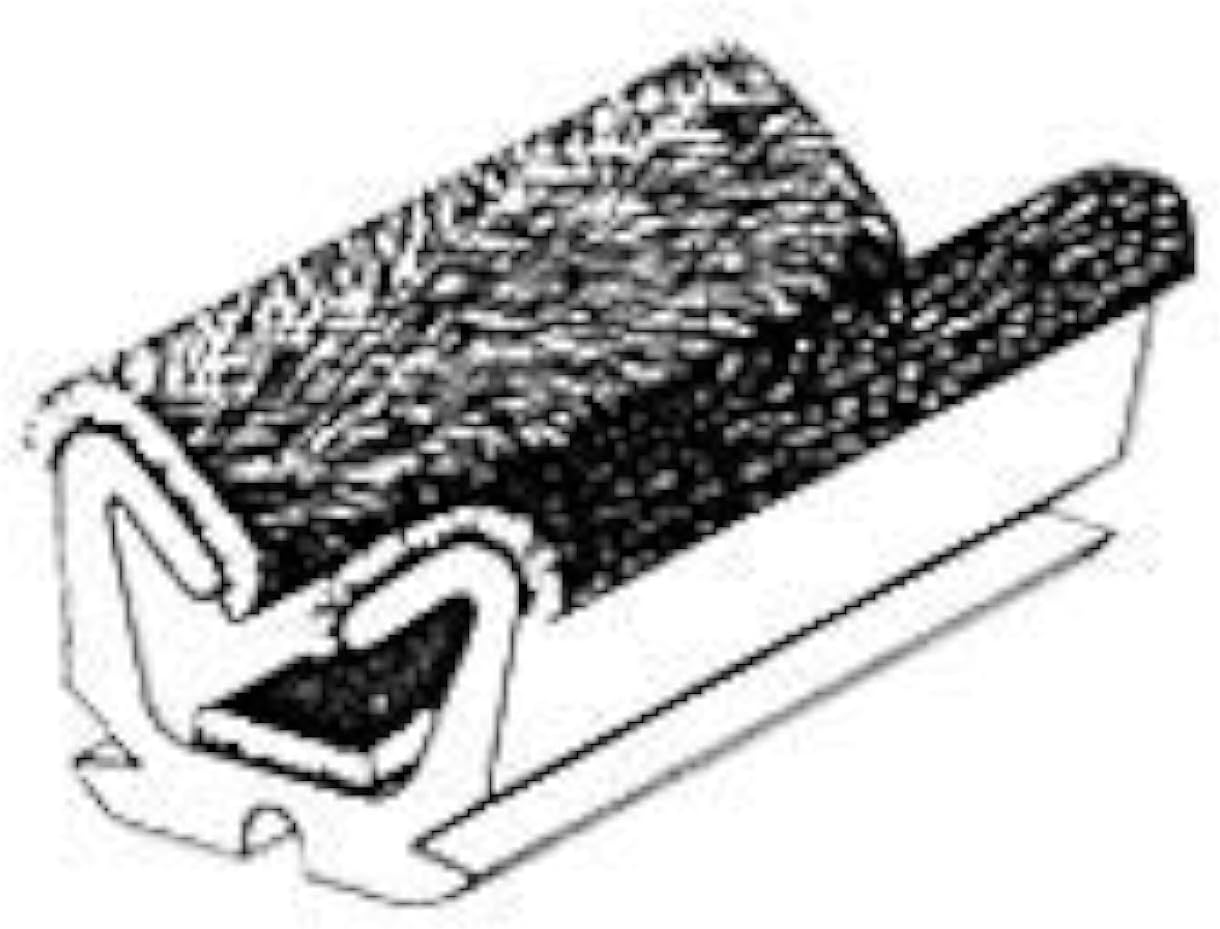 CRL Flexible Flocked Rubber Glass Run Channel for 1960-1961 Valiant and ...