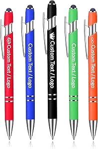 Amazon.com : HJX Personalized Custom Pens in Bulk - Customized Engraved ...