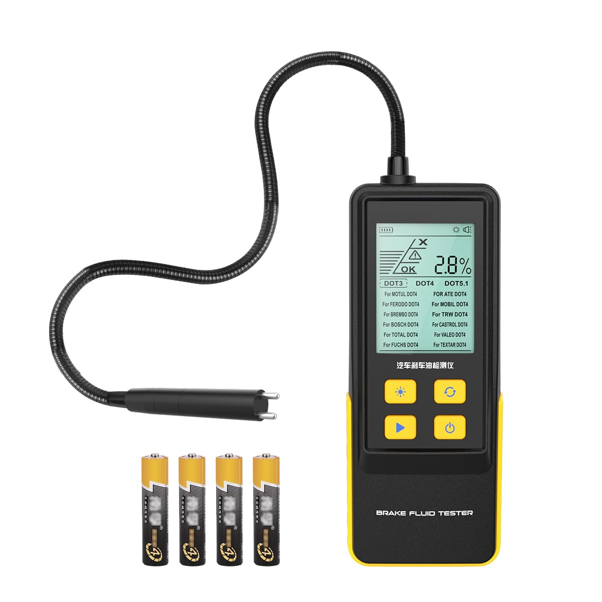 Amazon.com: CMTOOL Brake Fluid Tester Digital Brake Fluid Test Kit DOT3 ...