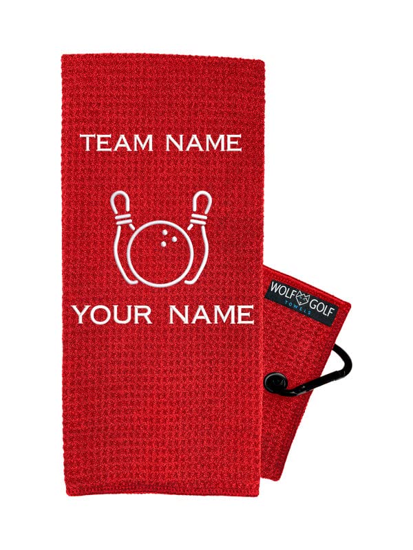 Amazon.com: Personalized Bowling Towel - Bowling Ball Towel - Bowling ...