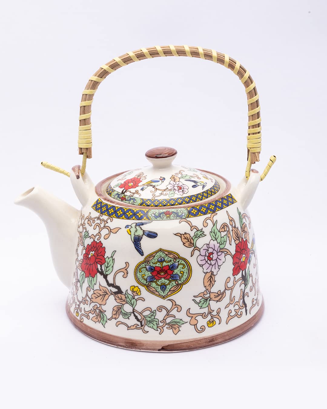 Market99 Ancient Design Ceramic Tea Pot 750 ml | High Fired Tea Kettle ...