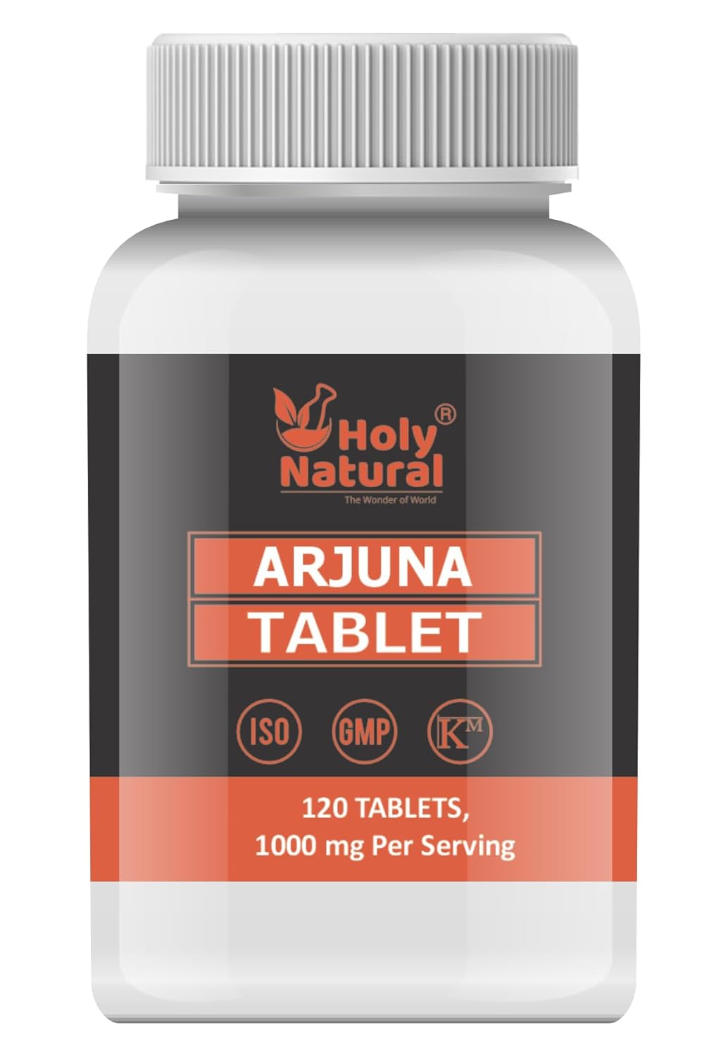 Holy Natural Arjuna Tablet – 120 tablet (500 mg/tab), Pure and Natural ...