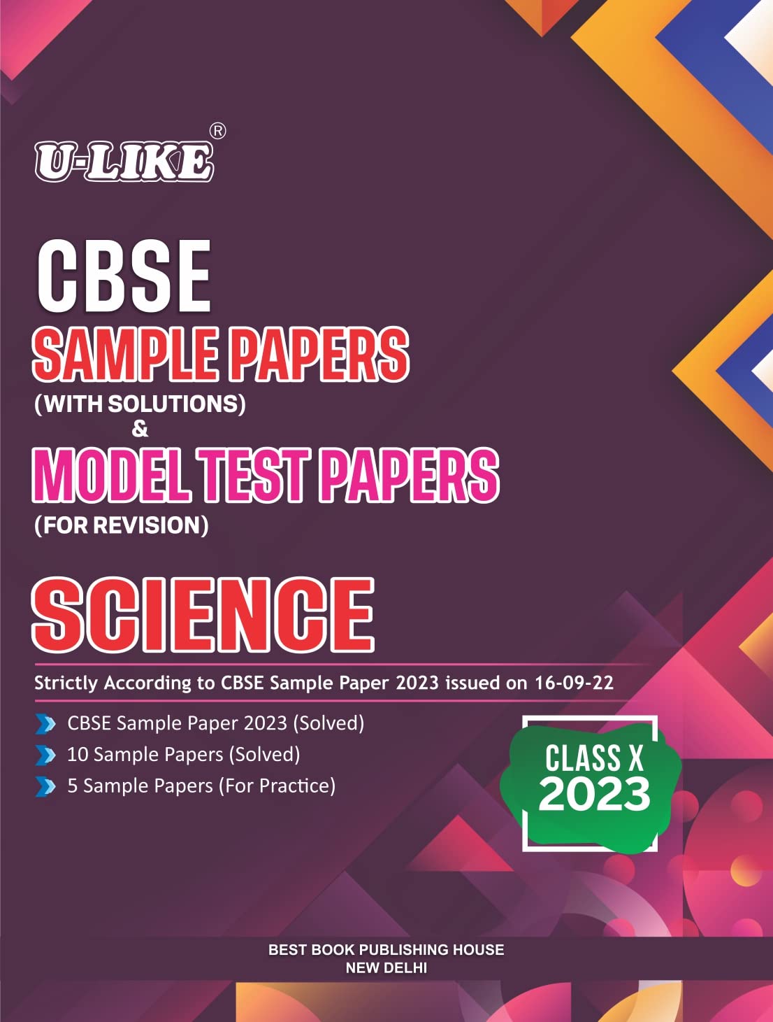 Buy U-LIKE Class 10 Science CBSE Sample Paper and Model Test Paper For ...