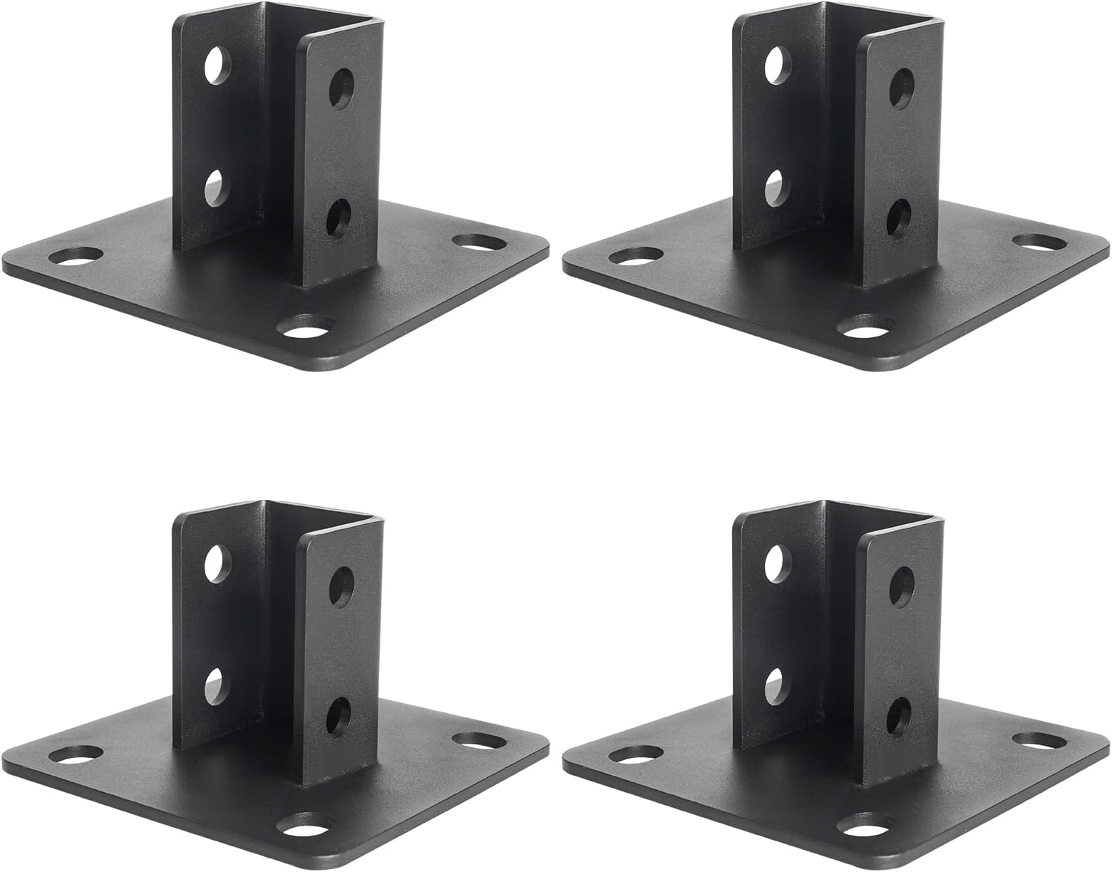 Amazon.com: Skelang Post Base, 4 Holes Square Mount for 1-5/8” Single ...