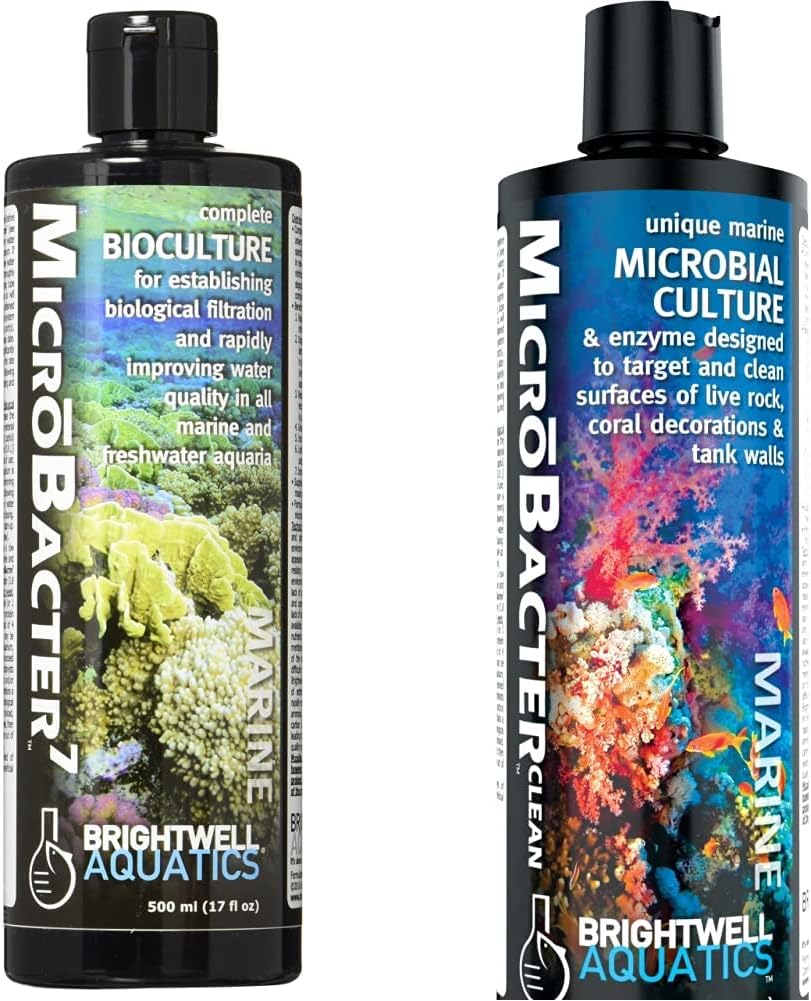 Amazon.com : Brightwell Aquatics MicroBacter7 & MicroBacter Clean ...