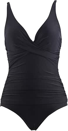 La Orchid V Neck Bathing Suits For Women One Piece Swimsuits With