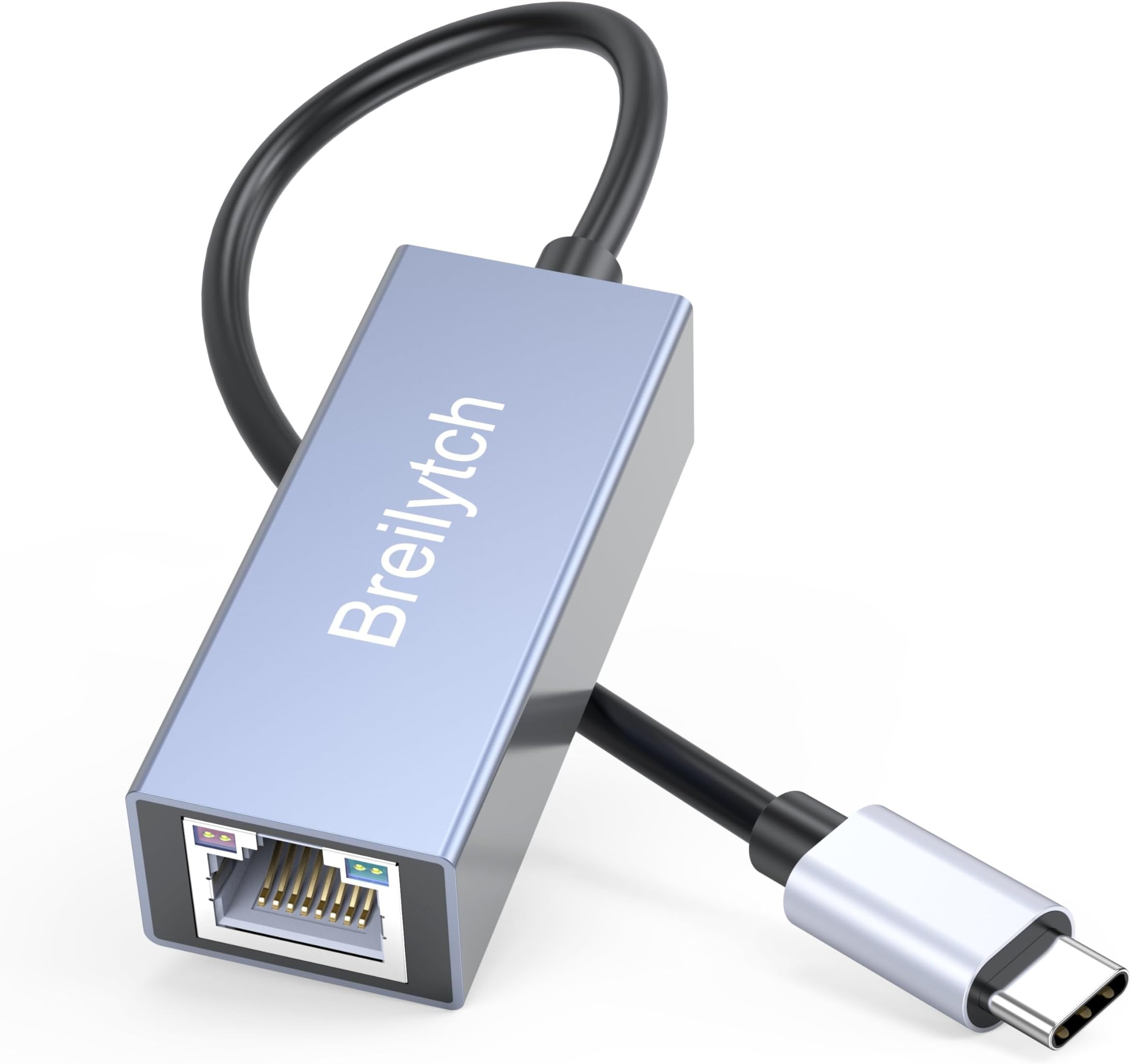 Amazon.com: Breilytch USB C to Ethernet Adapter, USB Type C Gigabit ...