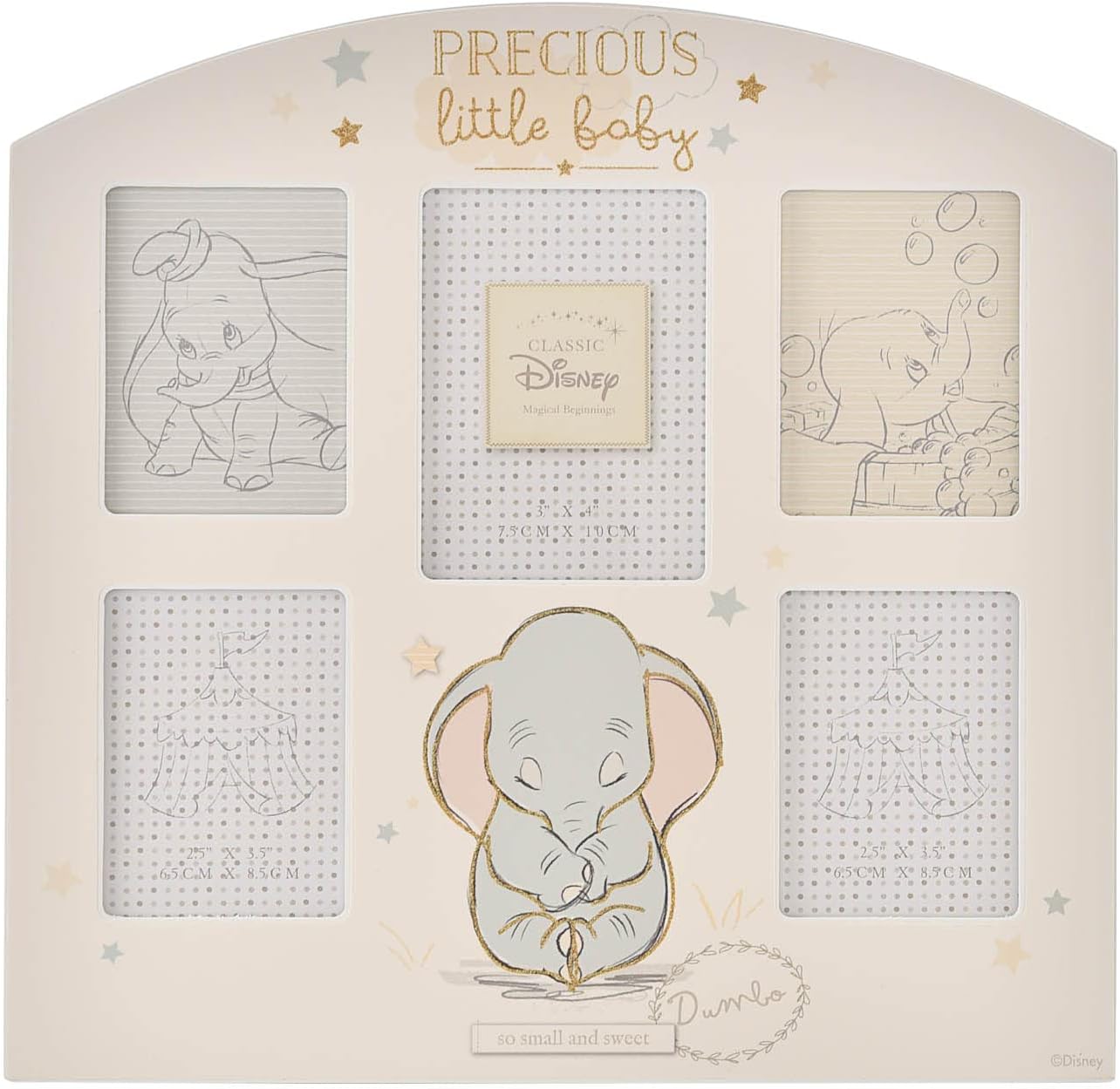 Amazon.com: Happy Homewares Magical Beginnings Hello Baby 3" x 4" Arch ...