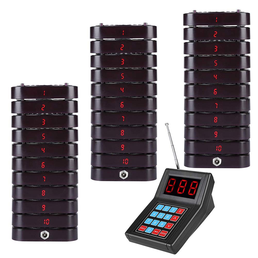 Buy Hppbody Wireless Calling System, Optimized Restaurant Pager System ...