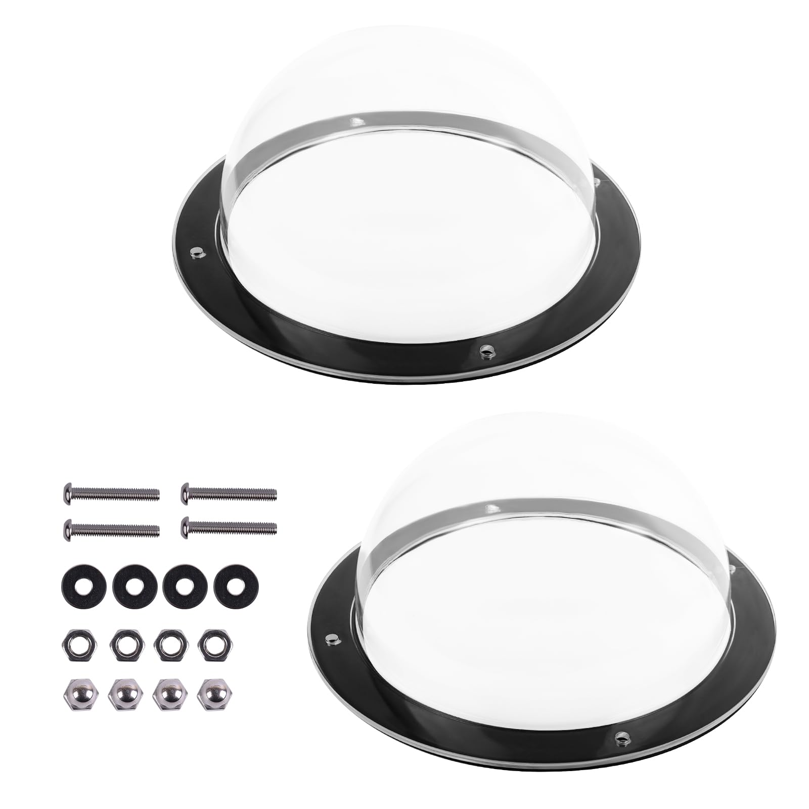 Snapklik.com : 2 Pack Dog Fence 122inch Clear View Dome Pet Peek Window ...