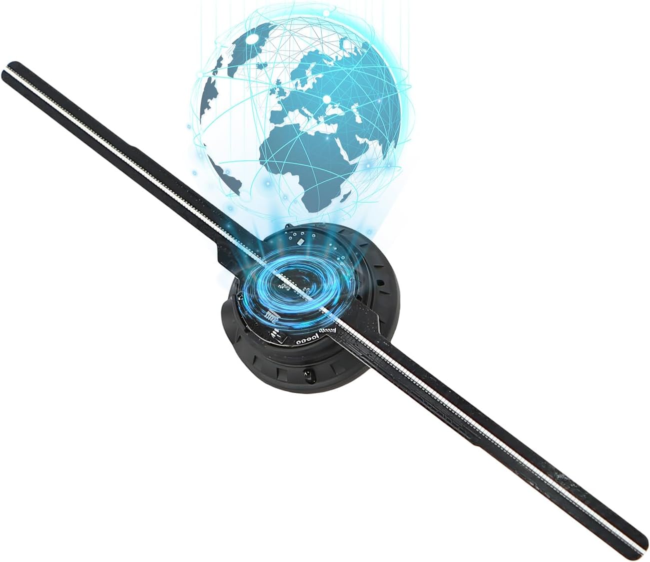 Amazon.com: 3D Hologram Fan,Picture Fan Spinner with Bluetooth +Remote ...