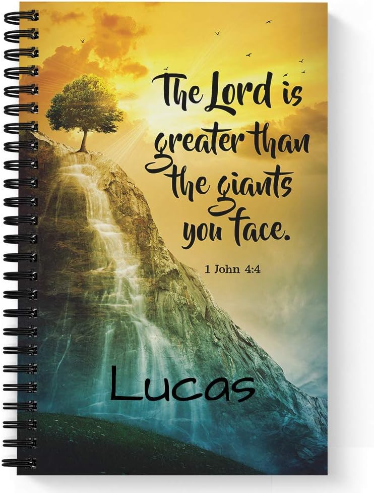 Amazon.com : Gotcha Covered Notebooks Facing Giants Personalized ...