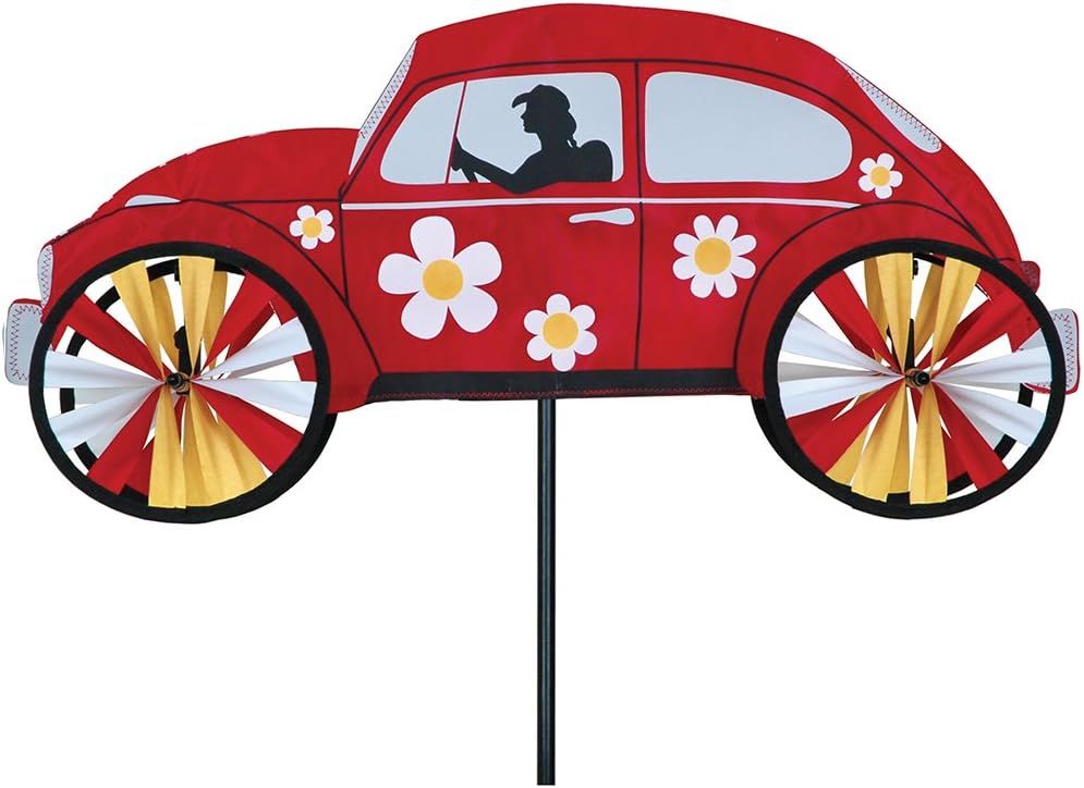 Amazon.com: 22 in. Hippie Mobile VW Bug Spinner - Red : Patio, Lawn ...
