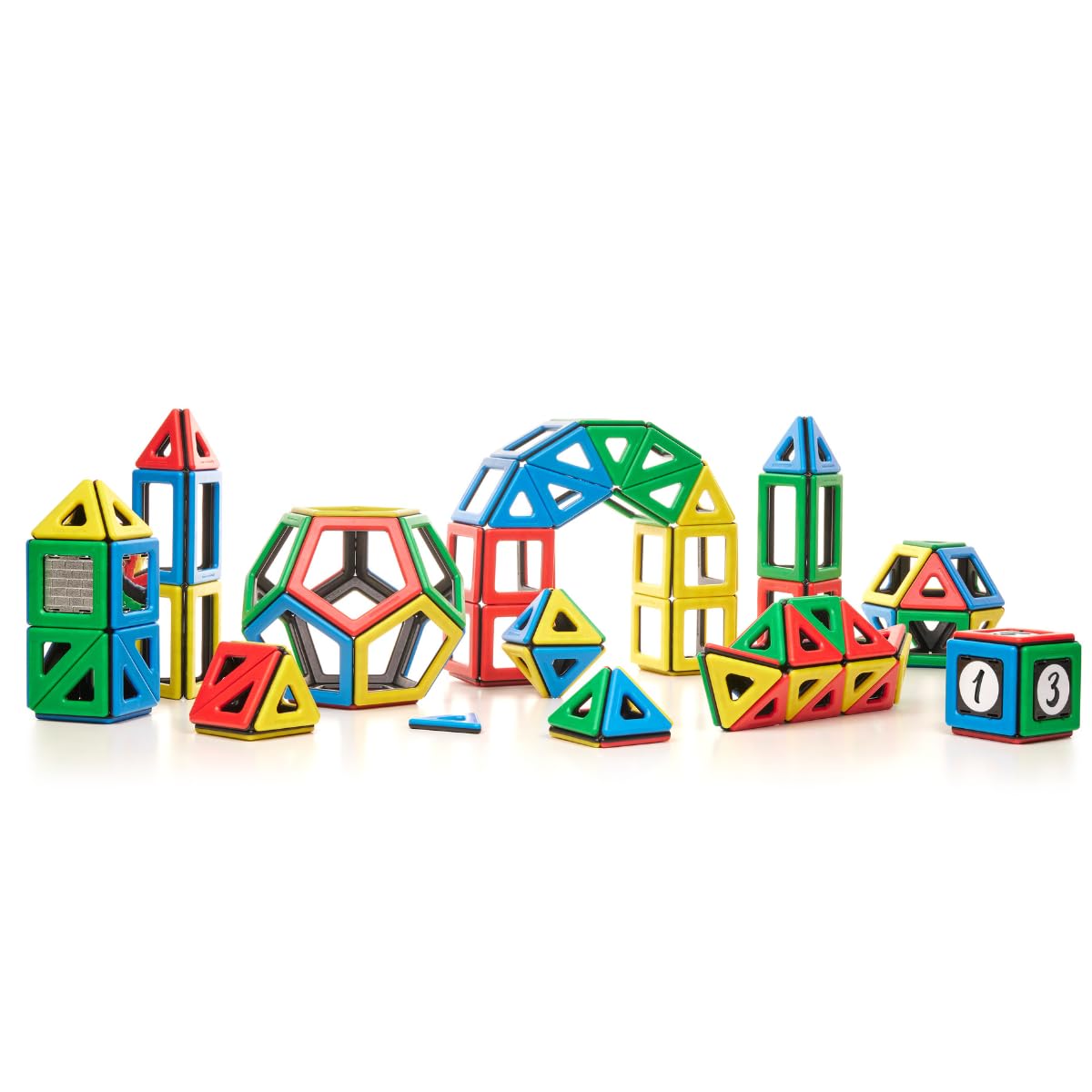 Amazon.com: Polydron Kids Magnetic Super Class Set - Educational ...