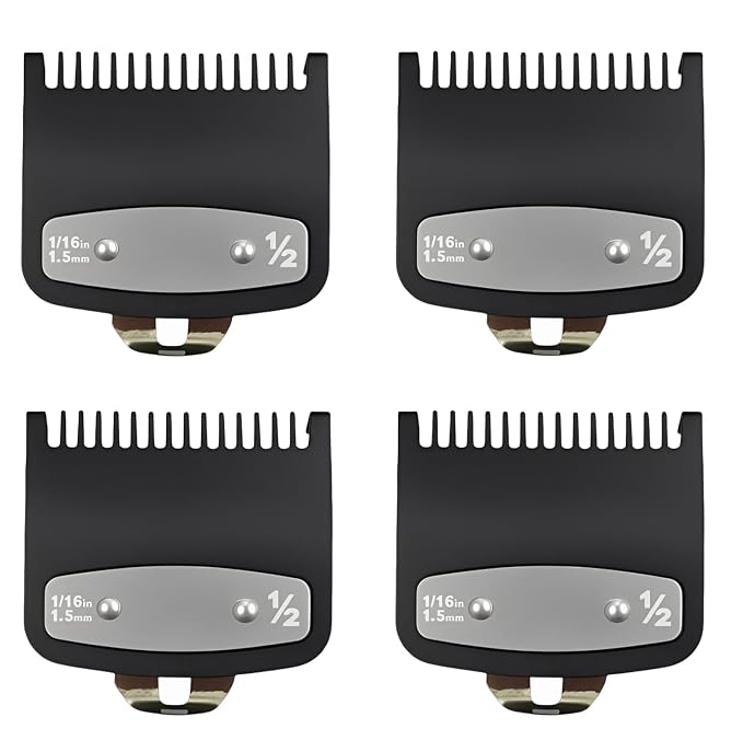 Amazon.com: Replacement Fit for 1/2 Wahl Clipper Guards Set,4Pack ...