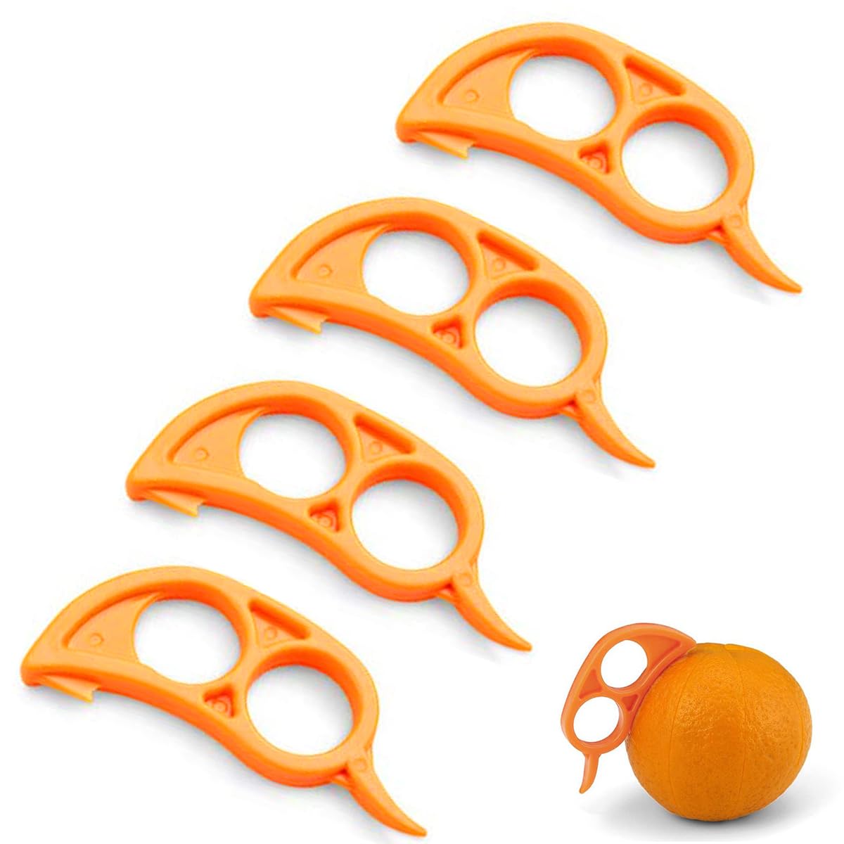 Amazon.com: Orange Peeler Tools Citrus Peel Cutter Plastic Easy Fruit ...