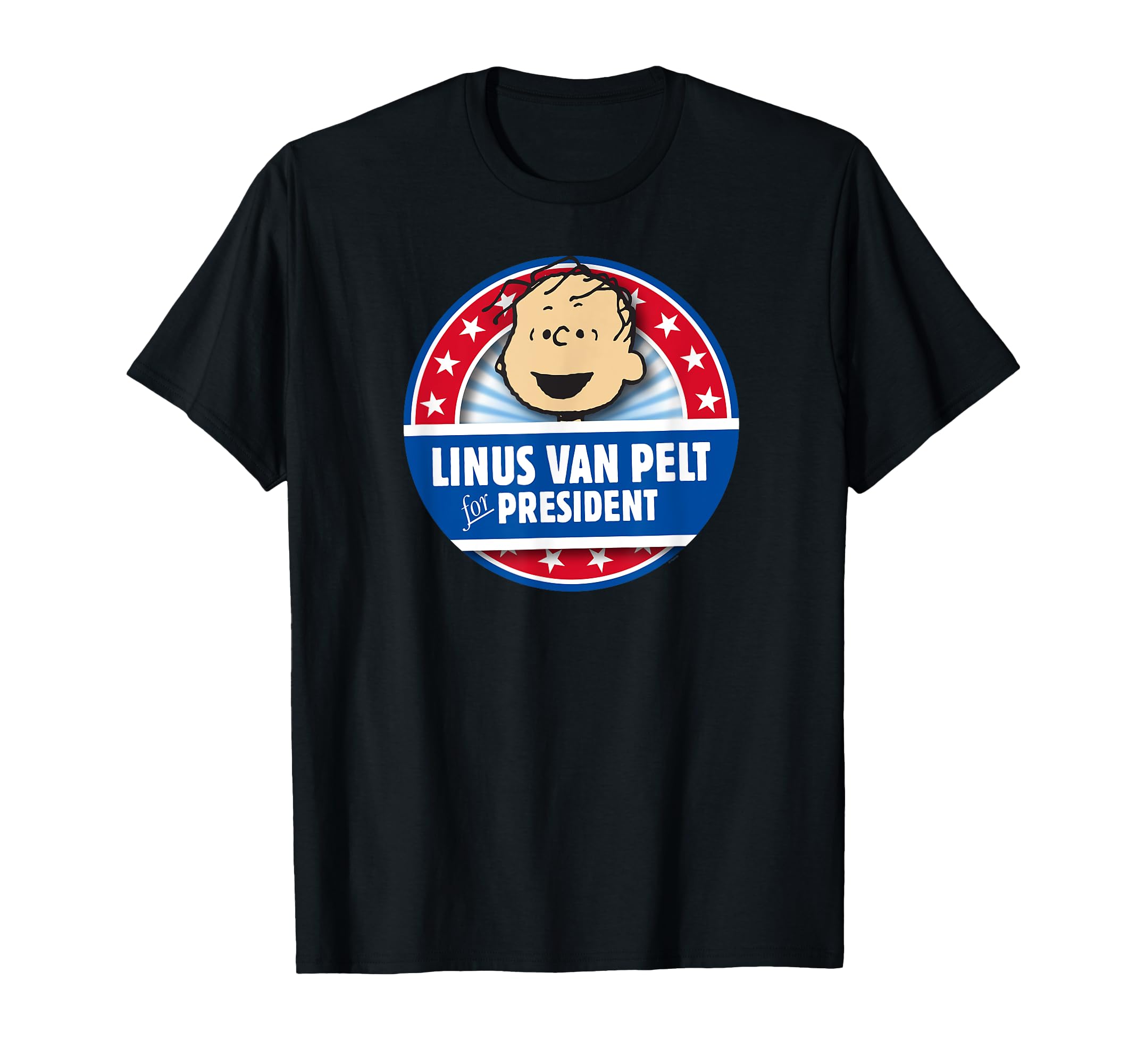 Amazon.com: Peanuts Linus For President T-Shirt : Clothing, Shoes & Jewelry