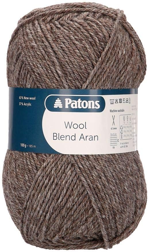 Amazon.com: Patons Wool Blend Aran - Taupe (00012)