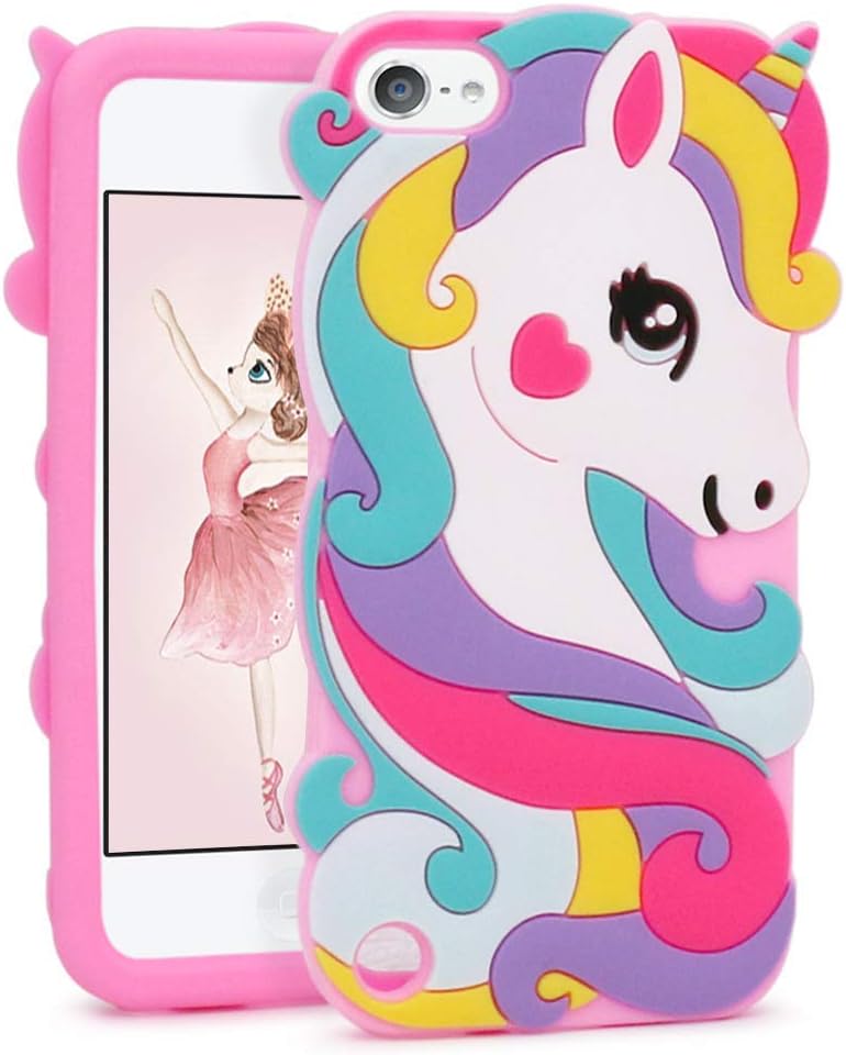 Amazon.com: YONOCOSTA Cute iPod Touch 7 Case, iPod Touch 6 Case, iPod ...