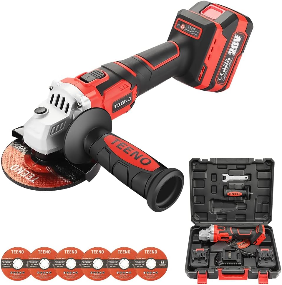 Parkside 20V Cordless Angle Grinder PWSA 20-Li C3 – Bare Unit - for ...