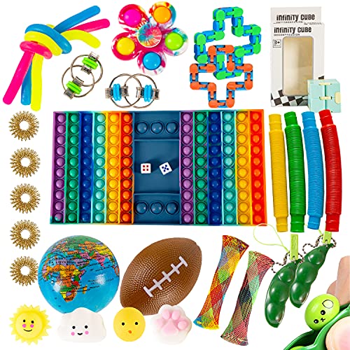 Reviews for YEAHPY Fidget Pack, 29 Pcs Fidget Pack with Pop Game Toy ...