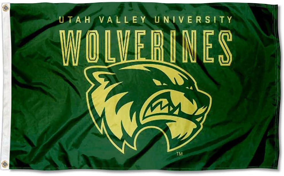 Amazon.com : Utah Valley Wolverines UVU University Large College Flag ...