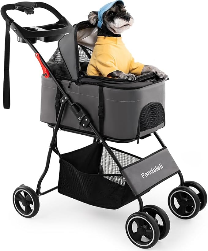 Amazon.co.jp: Pandaloli Pet Cart, Stroller, Dog, Buggy: Small Dogs ...