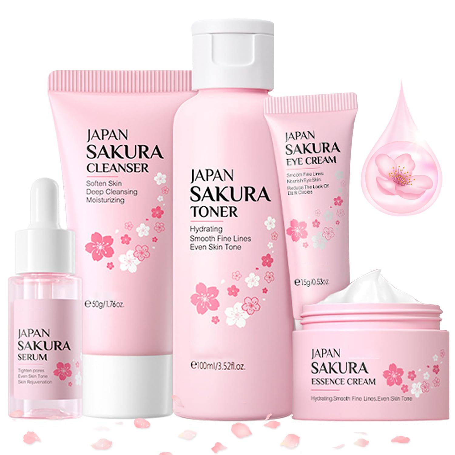 Amazon.com : Skin Care Sets for Teenage Girls JAPAN SAKURA Women Beauty ...