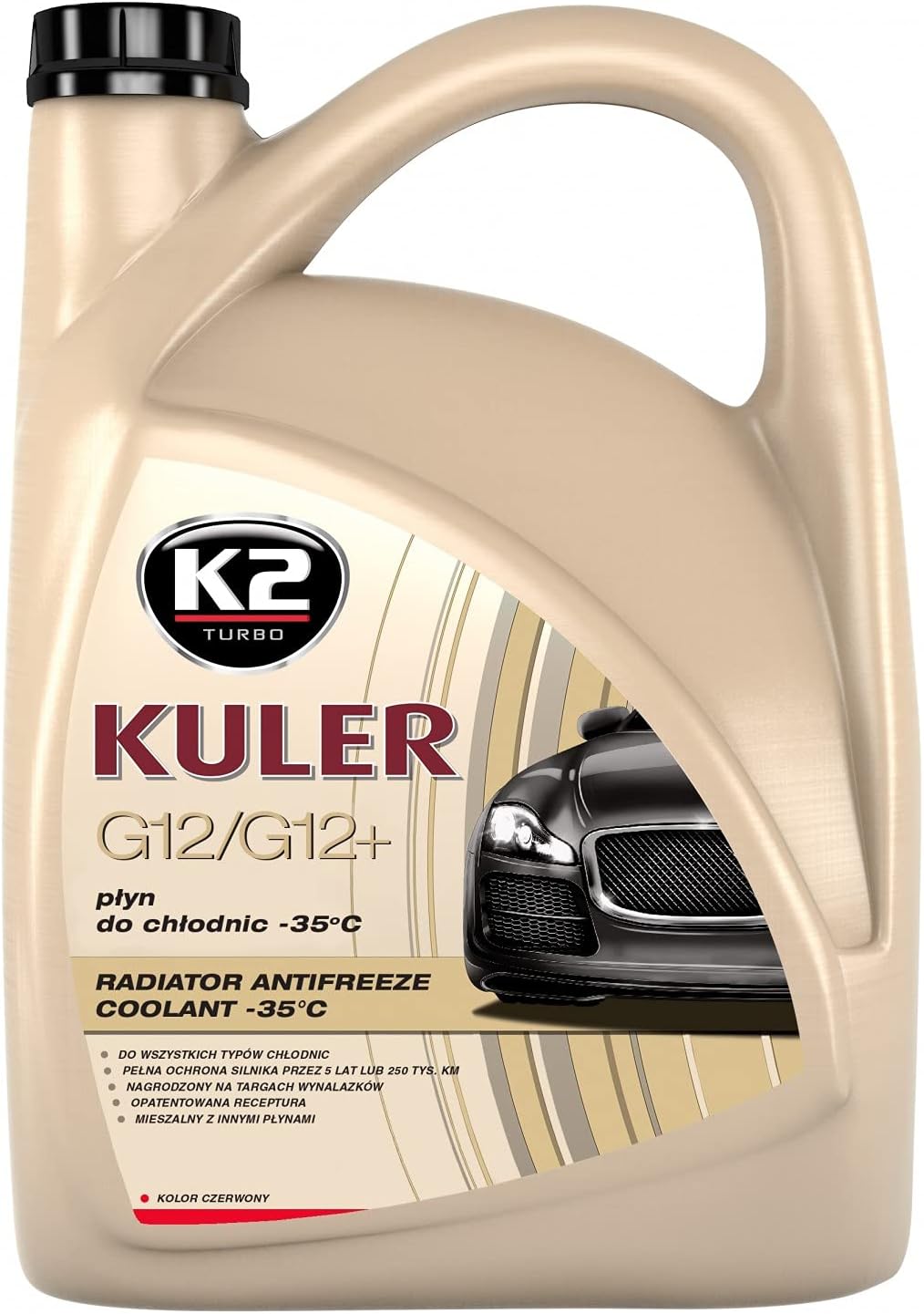 K2 Kühlerfrostschutz Fertiggemisch, G12 / G12 Plus Long Life, Farbe rot ...