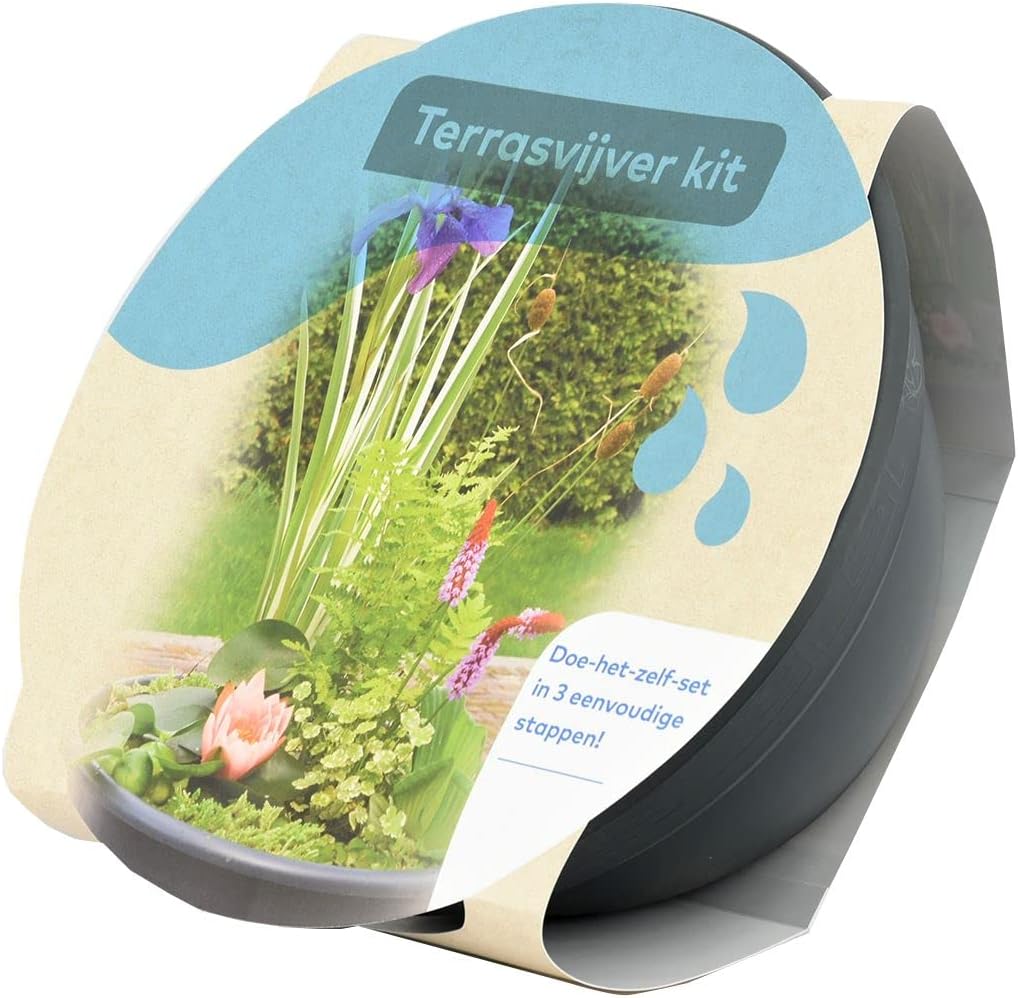 Moerings (Terrasvijver Kit) Patio Pond Set - Grey : Amazon.co.uk: Garden