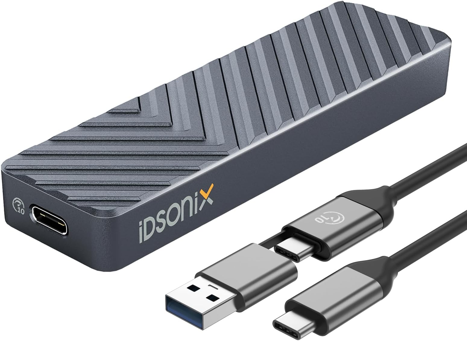 Amazon.com: iDsonix M.2 [NVMe & SATA] SSD Enclosure Adapter[Tool Free ...