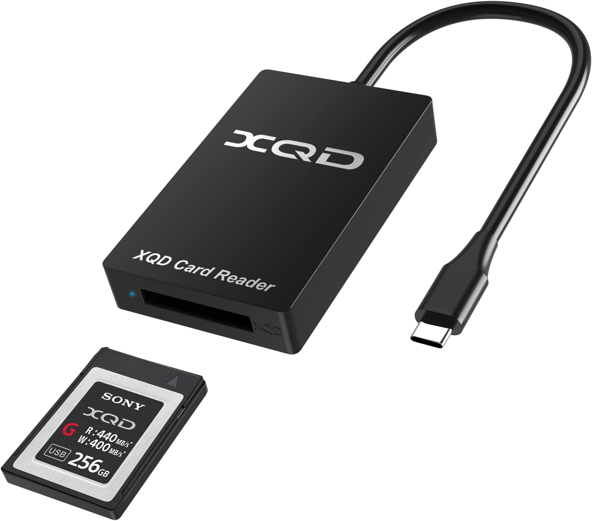 XQD Card Reader USB C XQD/SD Reader Dual Slot Memory Card Reader 5Gpbs ...