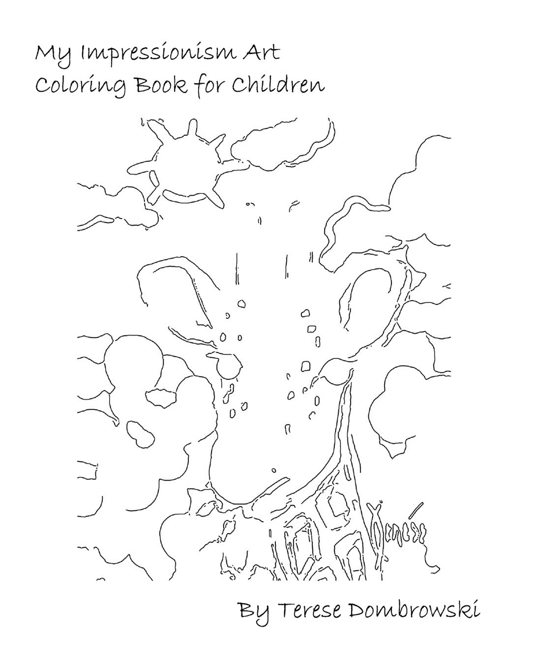 My Impressionism Art Coloring Book For Children: Dombrowski, Terese ...