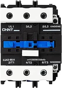Amazon.com: WOWCLEDED CJX2-9511 95A LC1D AC Contactor NO NC 3-Phase DIN Rail Mount Electric ...