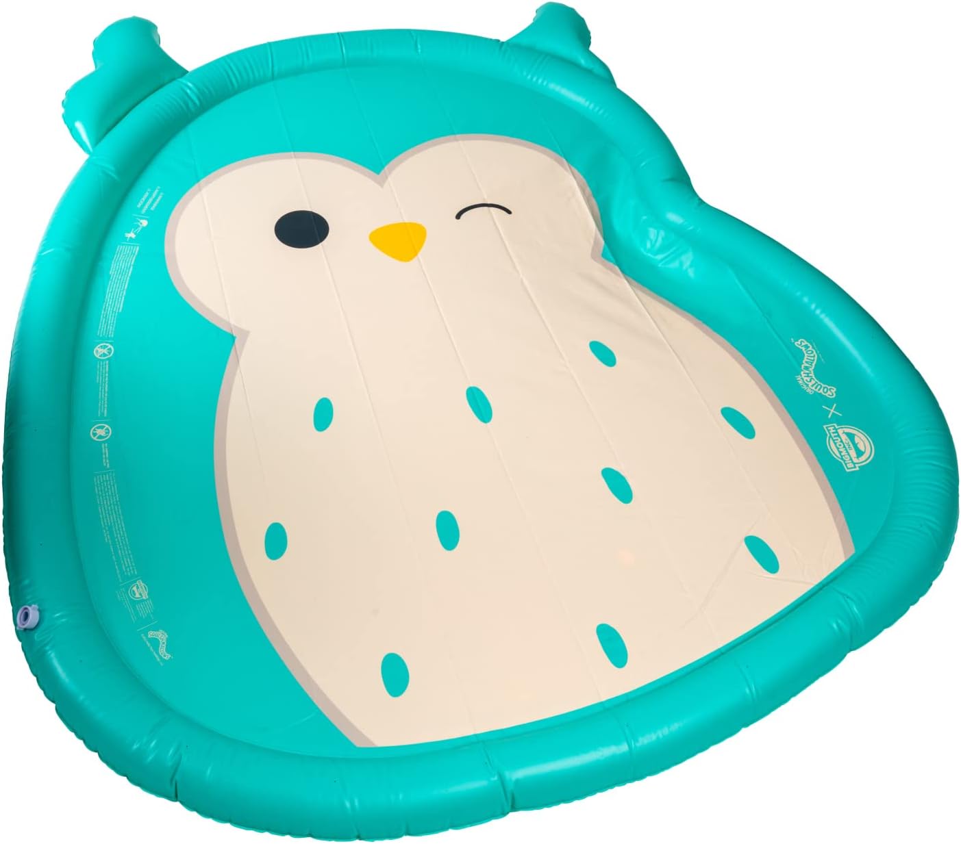 x Squishmallows Original Winston The Owl Splash Pad with Sprinkler ...